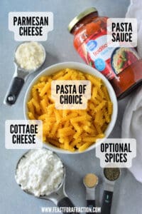Creamy Blended Cottage Cheese Pasta Sauce - Feast for a Fraction